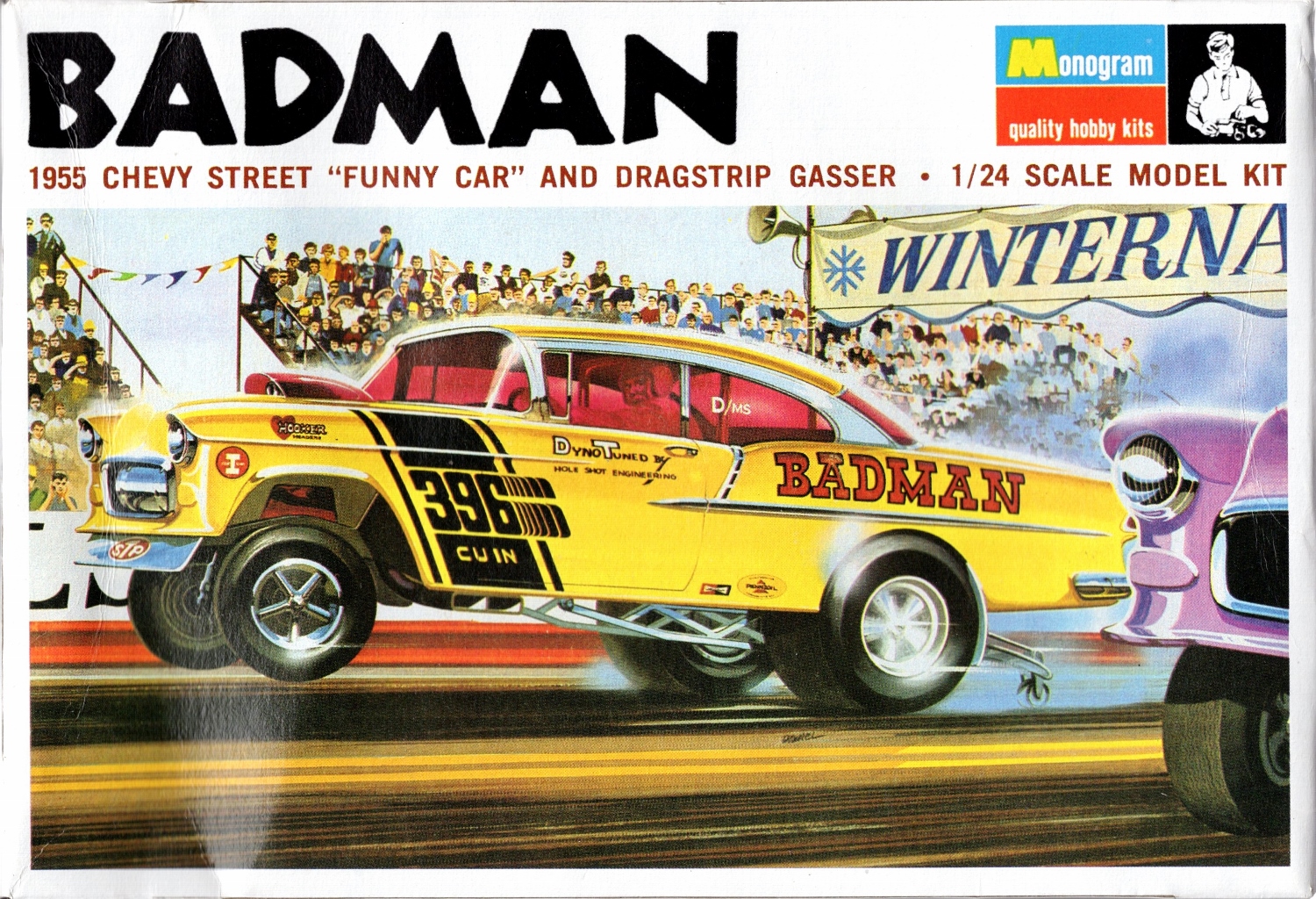 Monogram "Badman" 1955 Chevy Bel Air Hardtop Gasser - Spotlight Hobbies