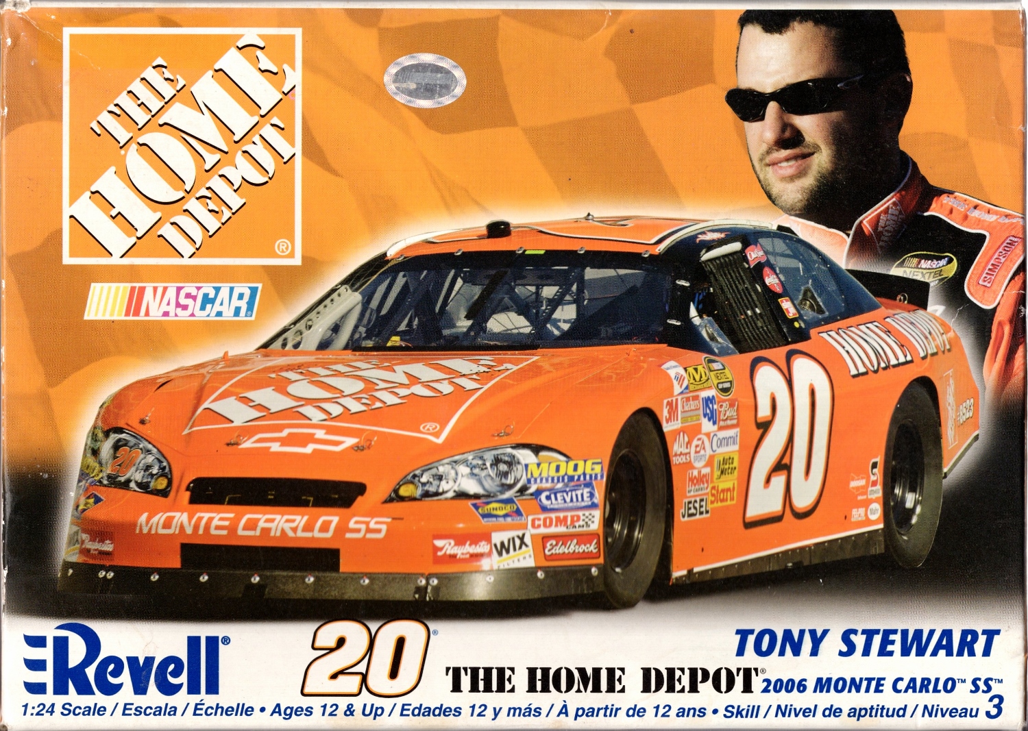Revell Tony Stewart #20 "The Home Depot" 2006 Chevy Monte Carlo SS ...
