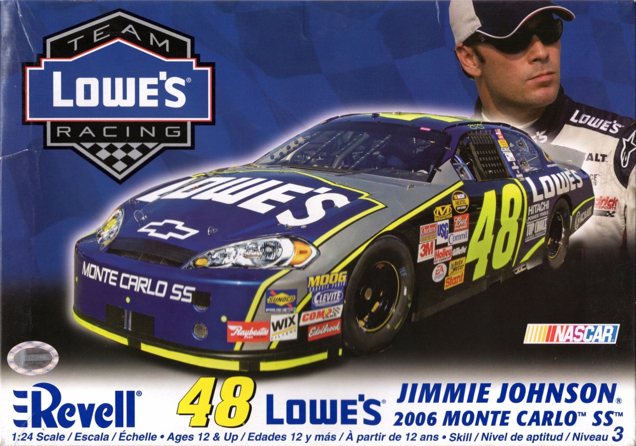 Revell/Monogram Jimmie Johnson “Lowe's" 2006 Chevy Monte Carlo SS ...