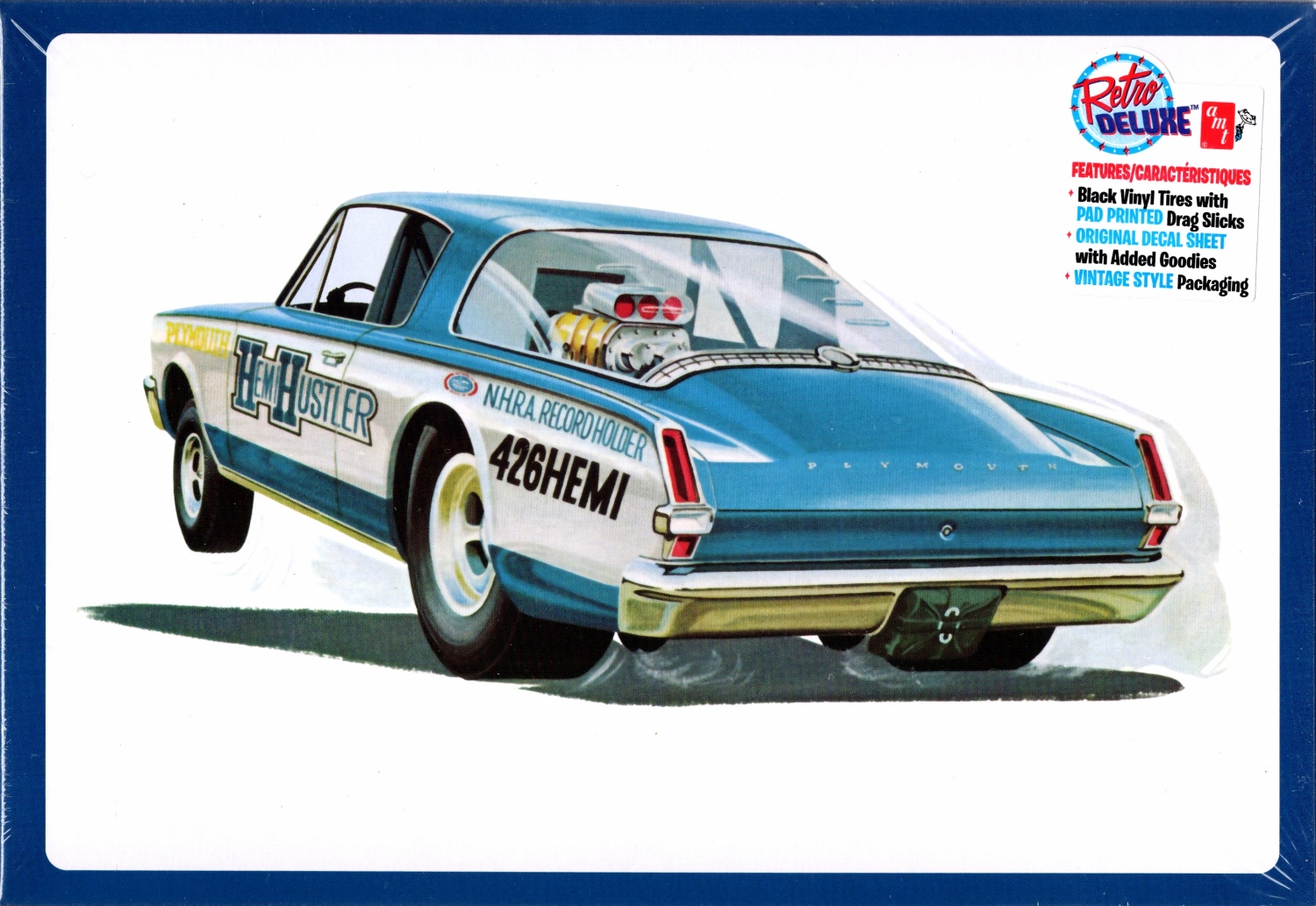 AMT "Hemi Hustler" 1966 Plymouth Barracuda Mid-Engine Wheelstander ...