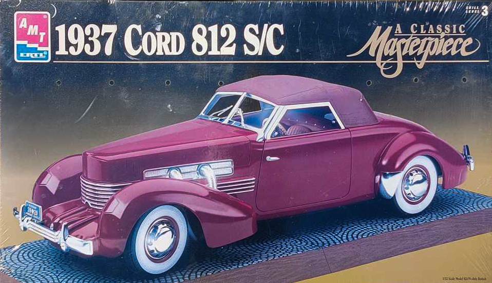 AMT 1937 Cord 812 Supercharged Convertible - 1/12 Scale - Spotlight Hobbies