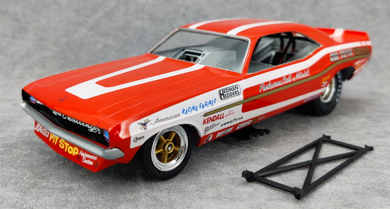 “Chi-Town Hustler” 1972 Dodge Challenger Funny Car Built Kit ...