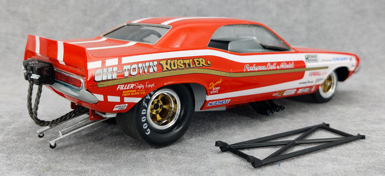 “Chi-Town Hustler” 1972 Dodge Challenger Funny Car Built Kit ...