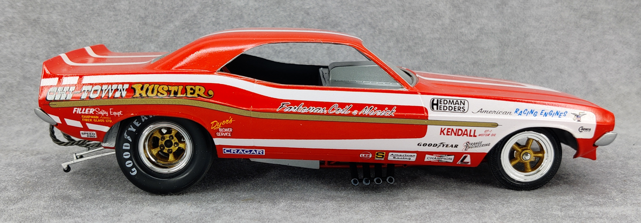 “Chi-Town Hustler” 1972 Dodge Challenger Funny Car Built Kit ...