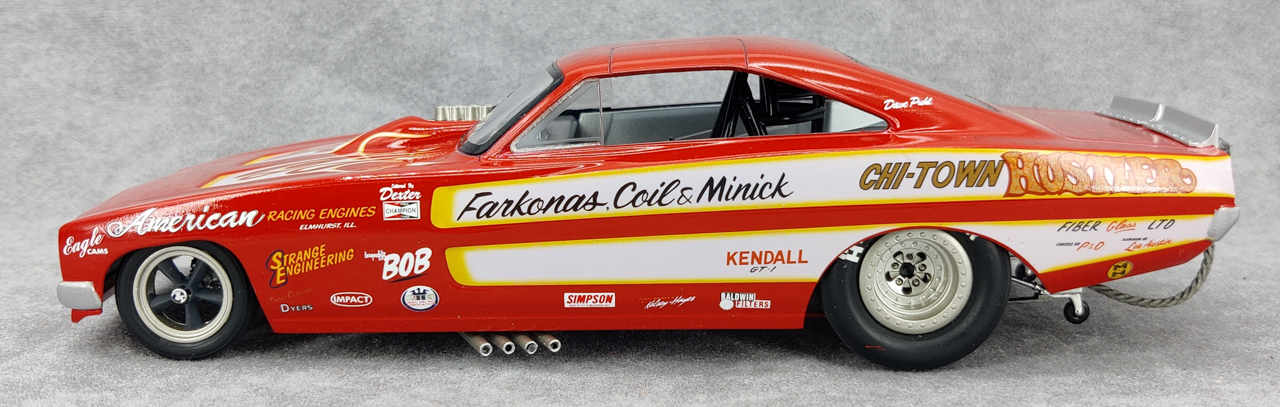 Revell “Chi-Town Hustler” 1970 Dodge Charger Funny Car Built Kit ...