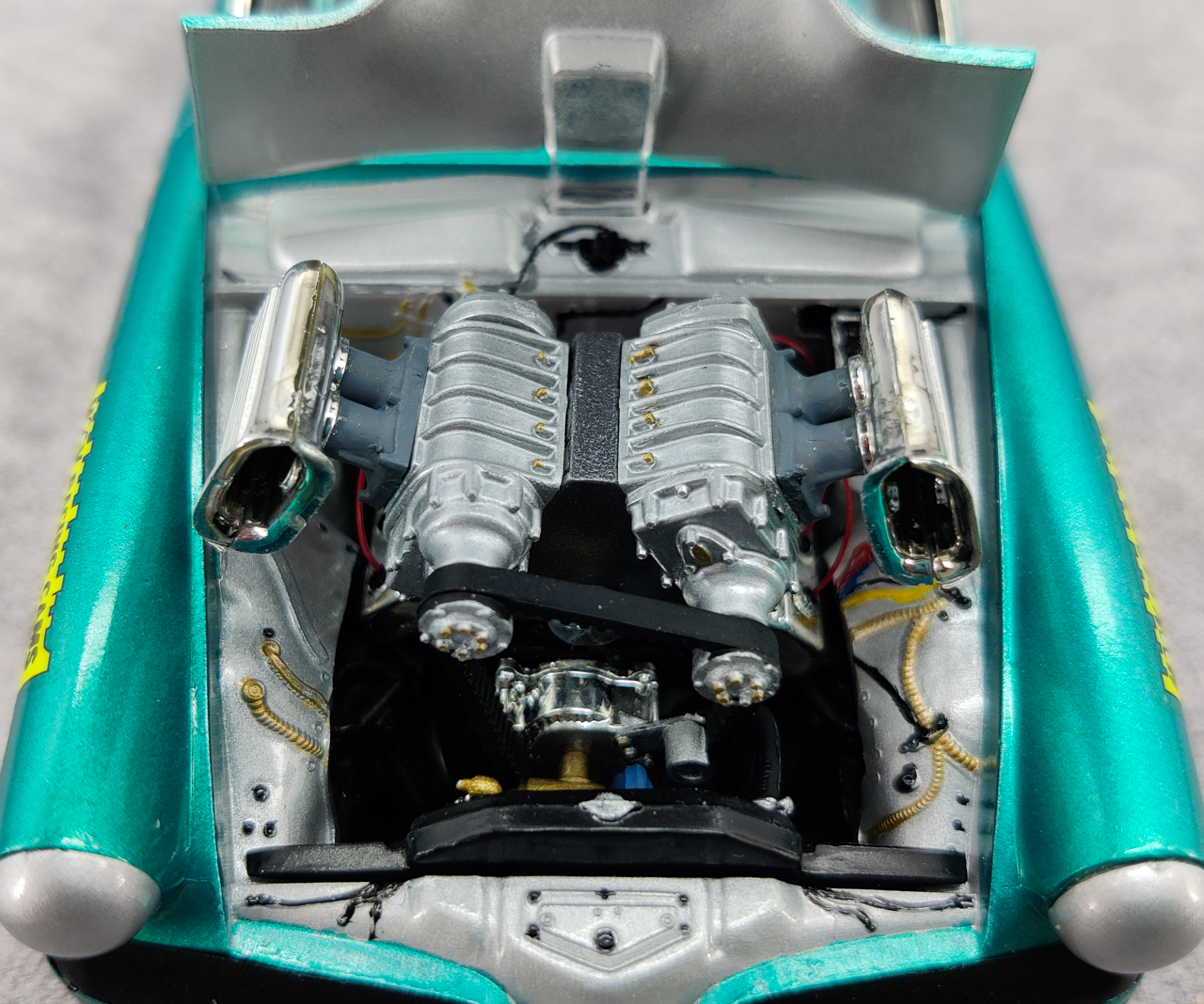 AMT “Double Whammy”1953 Studebaker Starliner Drag Car Built Kit ...