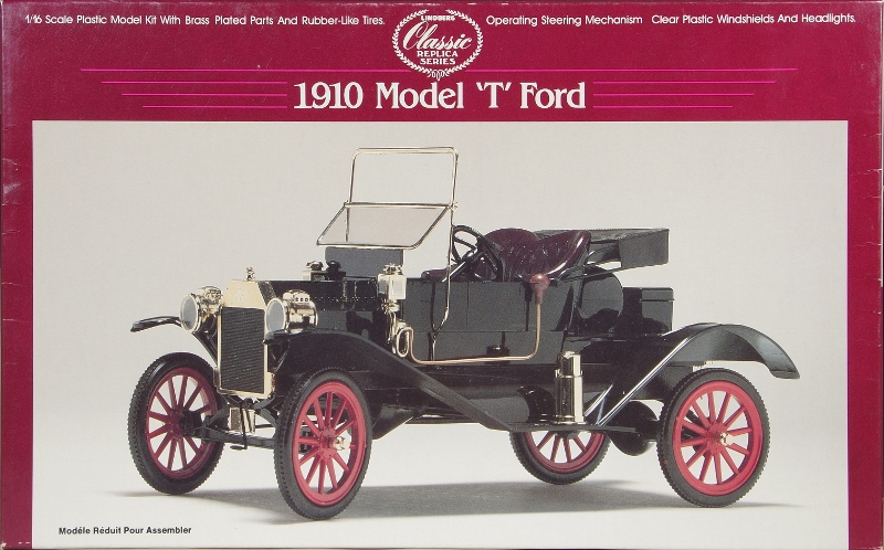 Lindberg 1910 Ford Model 'T' - 1/16 Scale - Spotlight Hobbies