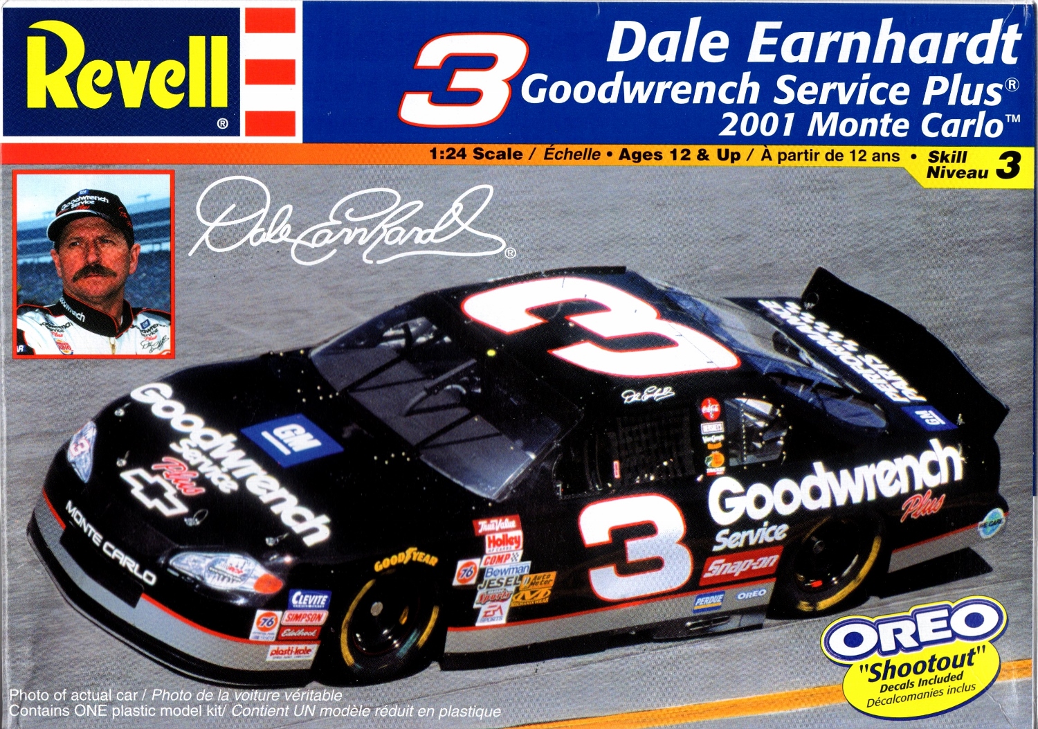Revell/Monogram Dale Earnhardt #23 "Goodwrench" 2001 Chevy Monte Carlo ...