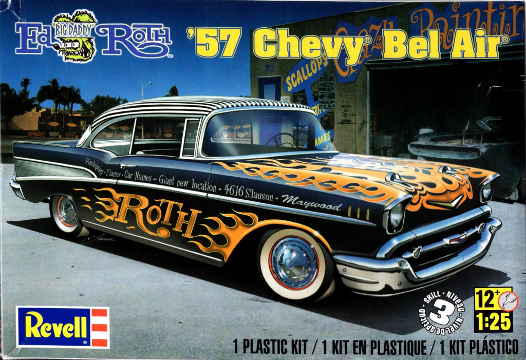 Revell "Ed Roth" 1957 Chevy Bel Air Hardtop or Vintage Gasser ...