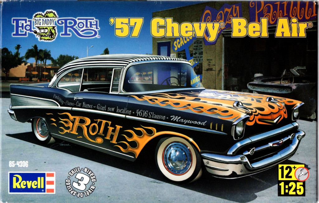 Revell "Ed Roth" 1957 Chevy Bel Air Hardtop or Vintage Gasser ...