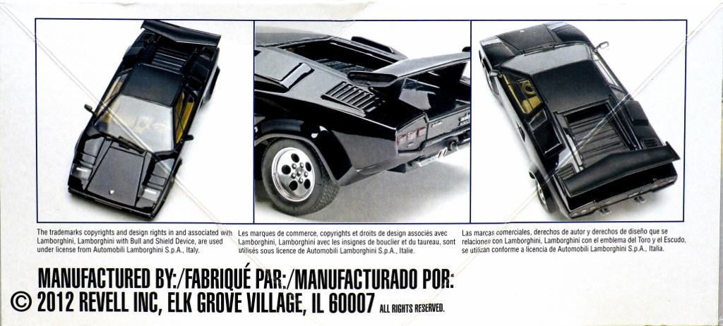 Revell (Monogram) Lamborghini Countach LP500S - Spotlight Hobbies