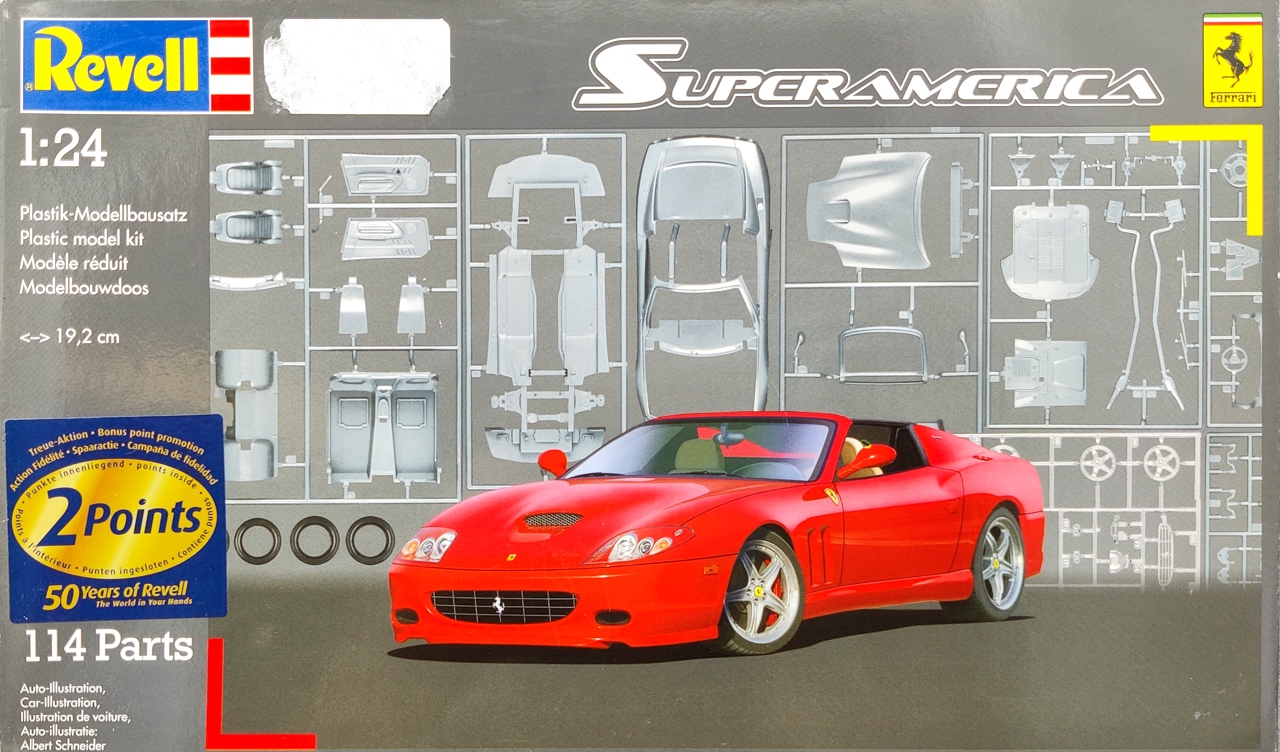 Revell Of Germany Ferrari Superamerica - 1/24 Scale - Spotlight Hobbies