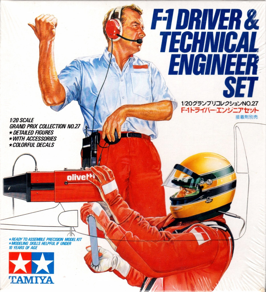 Tamiya Grand Prix F-1 Driver & Technical Engineer Set - 1/20 Scale - Spotlight Hobbies
