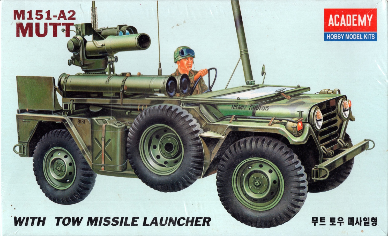 Academy M151-A2 Mutt 4x4 with Tow Missile Launcher - 1/35 Scale - Spotlight Hobbies