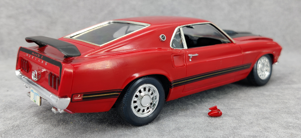 Revell 1969 Ford Mustang Mach 1 Built Kit - Spotlight Hobbies