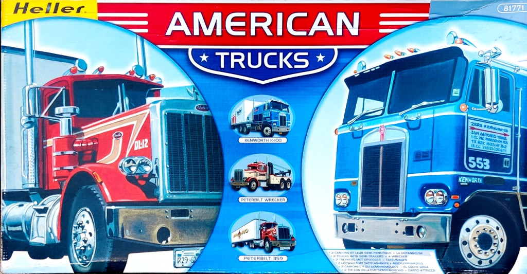 Heller (AMT) "American Trucks" Peterbilt 359, Peterbilt Wrecker ...