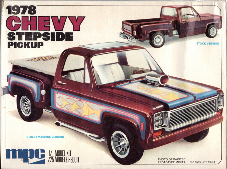 MPC 1978 Chevy Stepside Pickup Truck - Spotlight Hobbies
