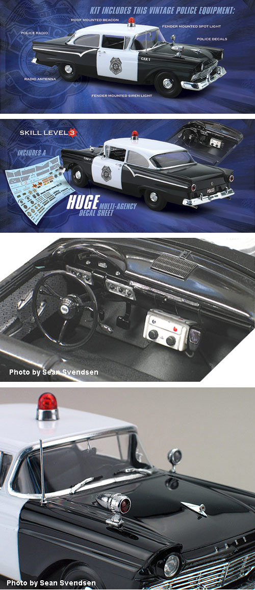 Revell 1957 Ford 2 Door Sedan Police Car - Spotlight Hobbies