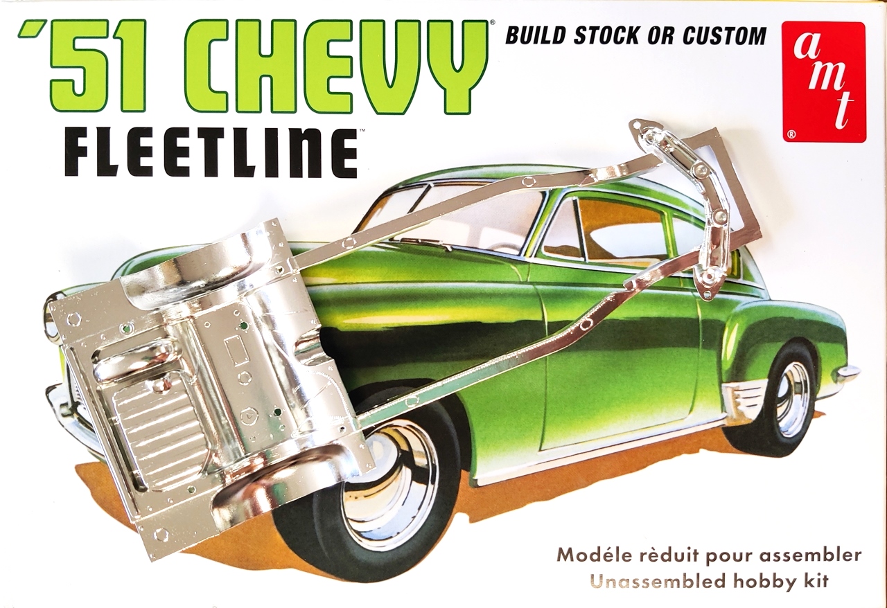 AMT 1951 Chevy Fleetline Fastback - Stock or Custom - Chrome Edition ...