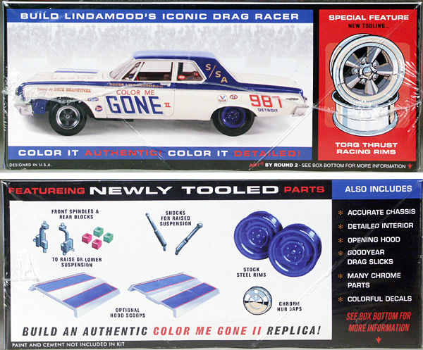 AMT (Lindberg) Roger Lindamood "Color Me Gone" 1964 Dodge 330 2-Door ...
