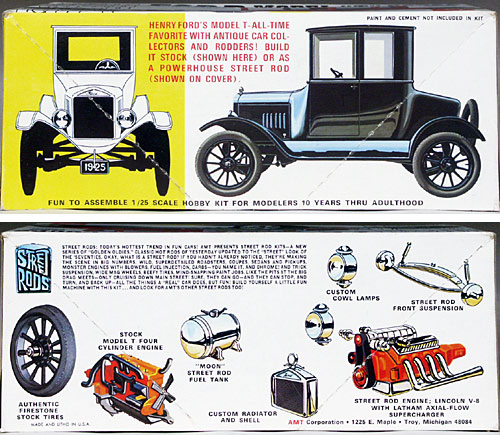 AMT 1925 Ford Model "T" Coupe - Stock or Street Rod - Spotlight Hobbies