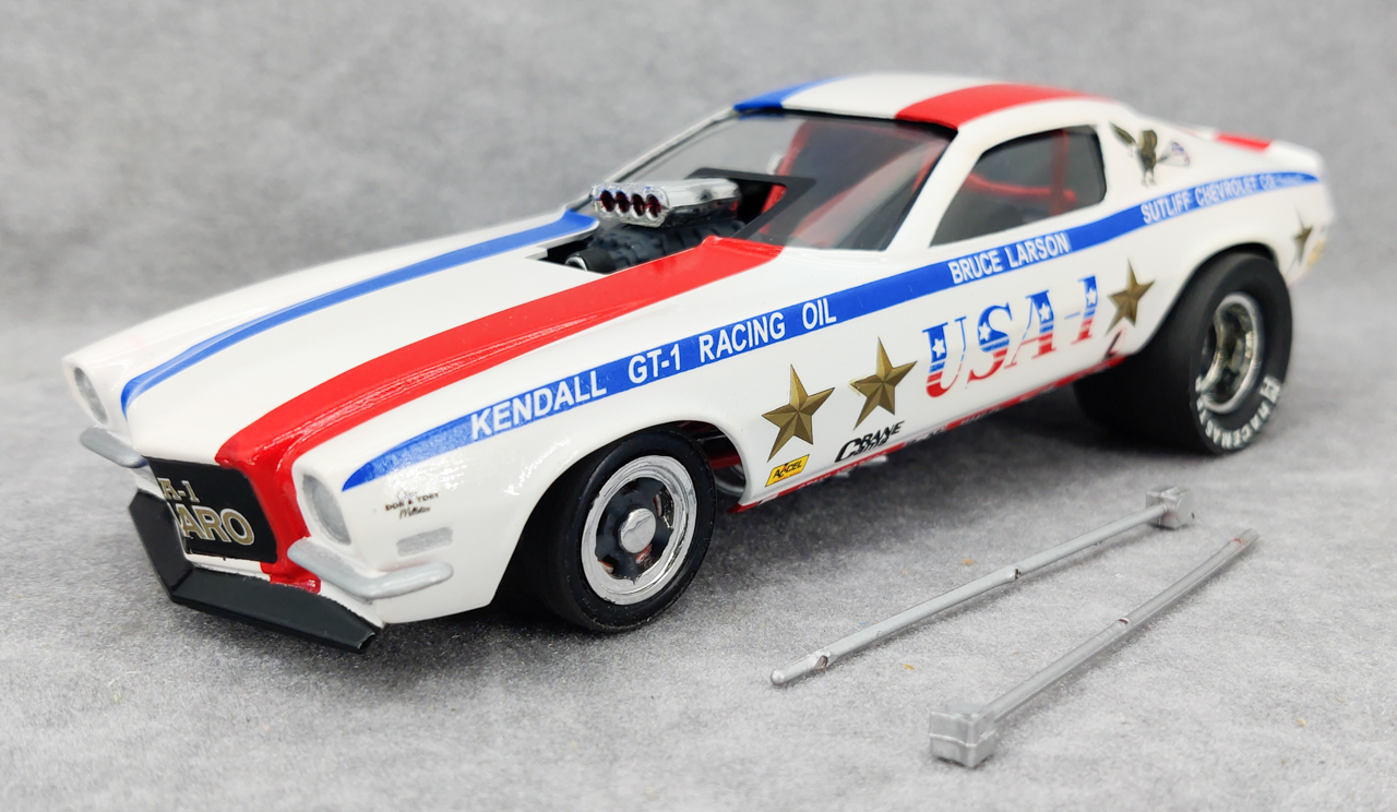 Revell Chevy Camaro Funny Car “Bruce Larson” Built Kit - Spotlight Hobbies