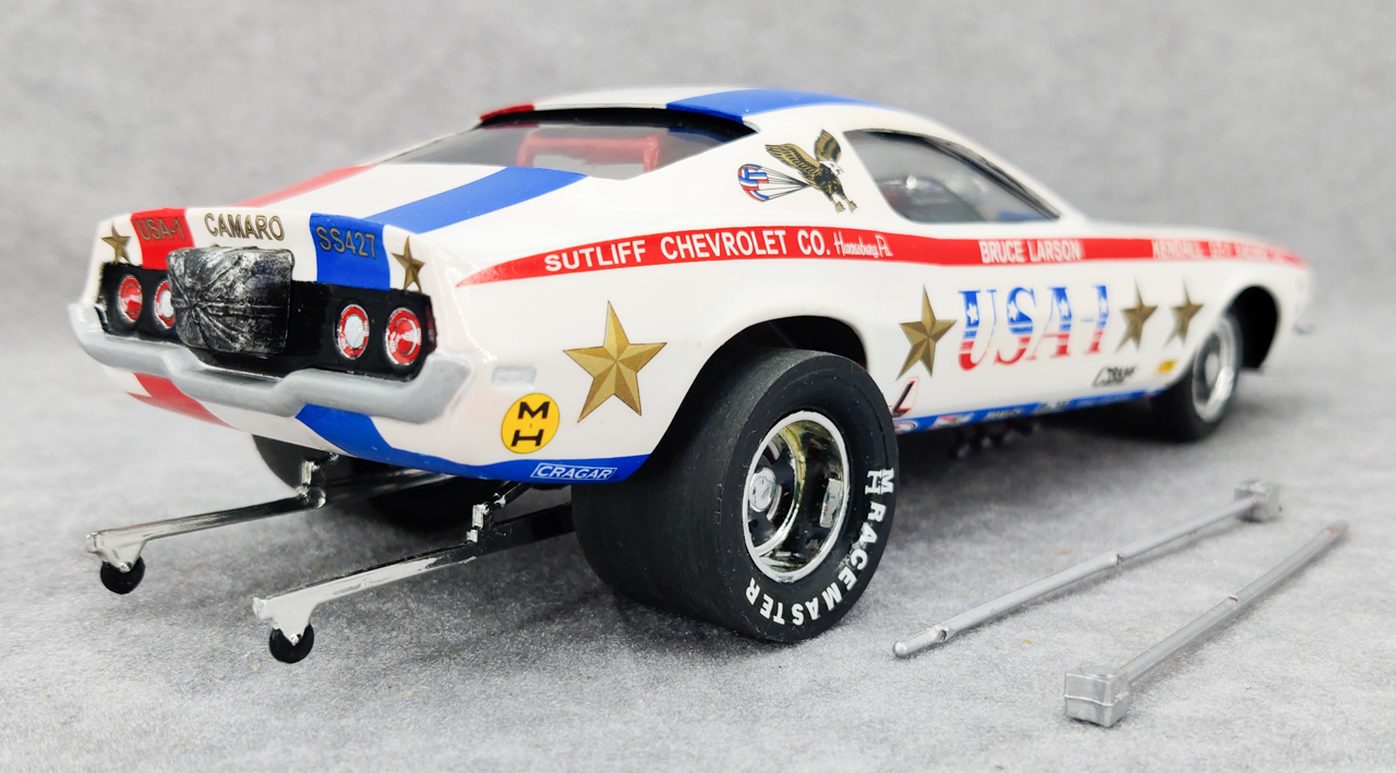 Revell Chevy Camaro Funny Car “Bruce Larson” Built Kit - Spotlight Hobbies