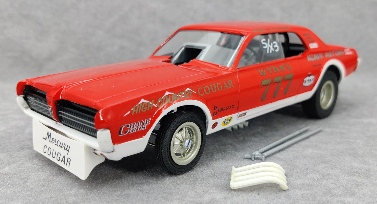 MPC Kenz & Leslie "Wynn's 777" 1968 Mercury Cougar Funny Car Built Kit ...