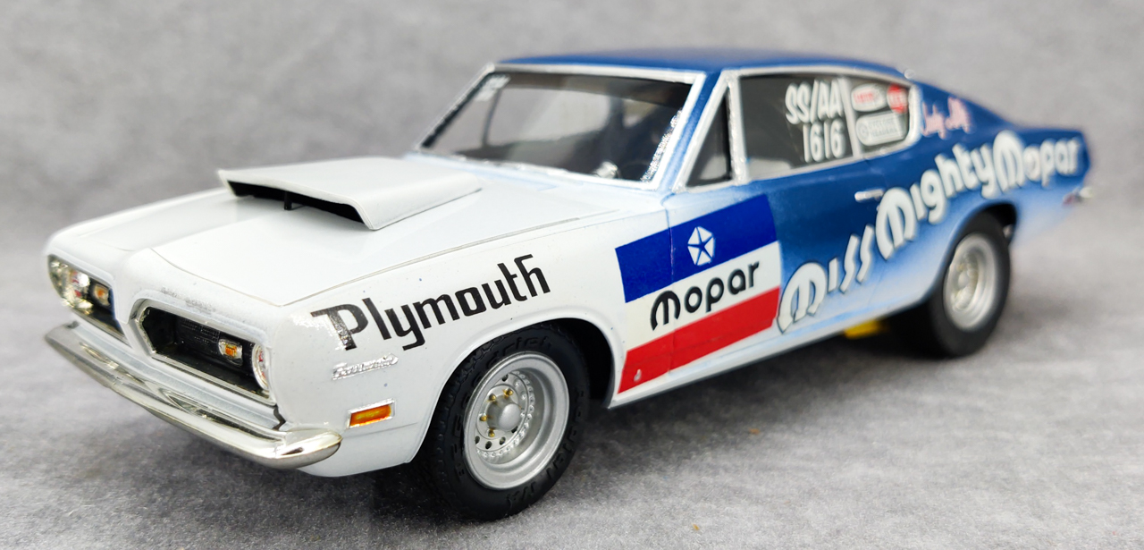 MPC Judy Lily "Miss Mighty Mopar" 1969 Plymouth Barracuda Super Stocker ...