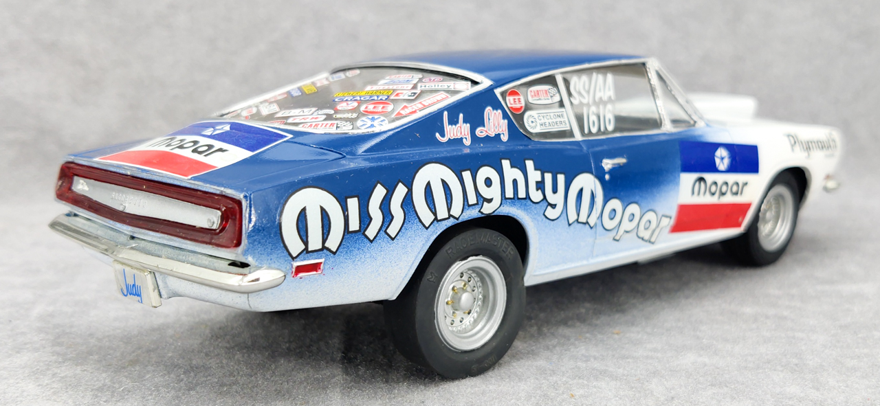 MPC Judy Lily "Miss Mighty Mopar" 1969 Plymouth Barracuda Super Stocker ...