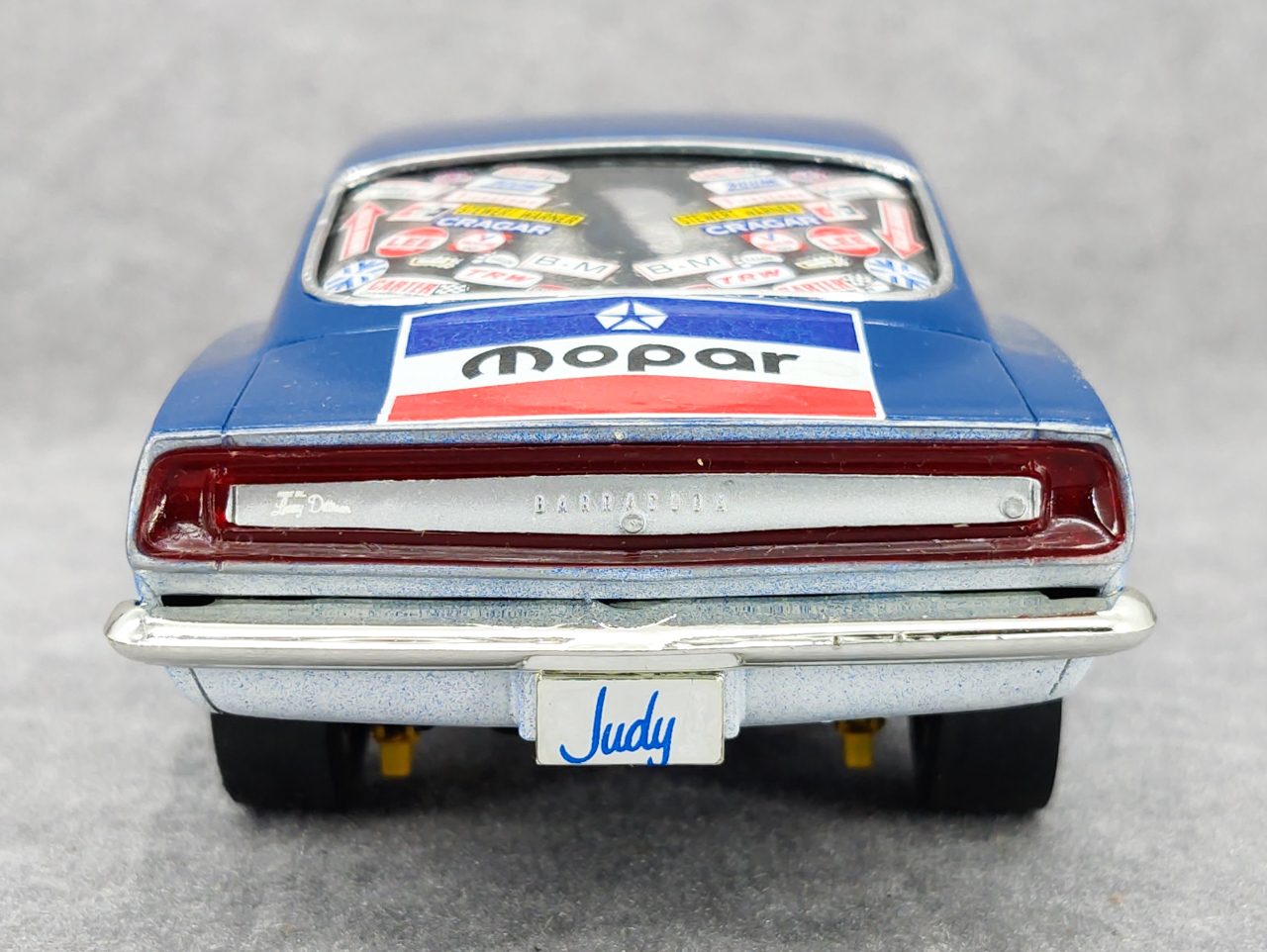 MPC Judy Lily "Miss Mighty Mopar" 1969 Plymouth Barracuda Super Stocker ...