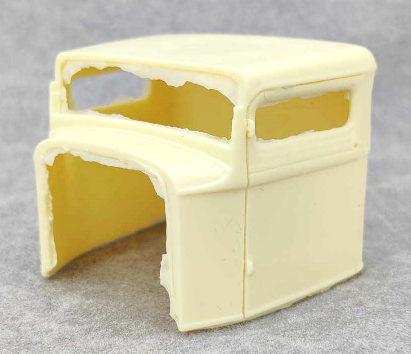 Jimmy Flintstone Resin 1934 Ford Chopped Pickup Cab - Spotlight Hobbies
