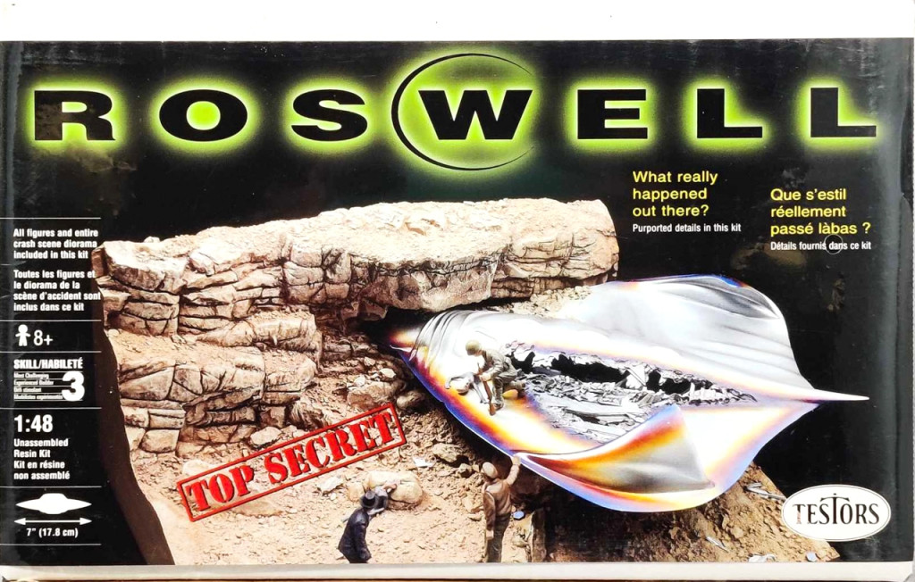 Testors Resin Roswell UFO Spacecraft - Spotlight Hobbies