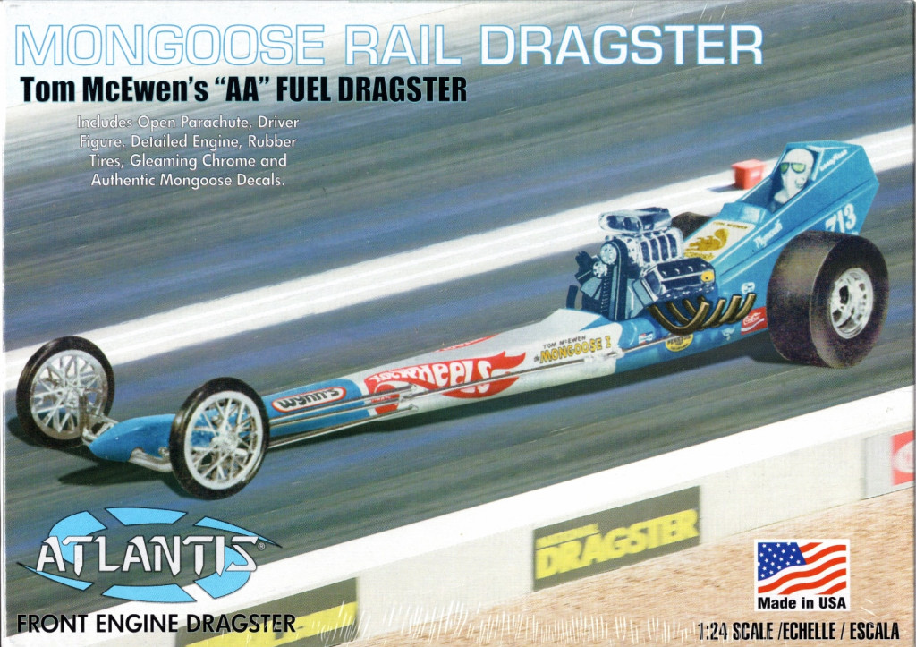 Atlantis (Monogram) Tom "Mongoose" McEwen's "AA" Fuel Rail Front Engine ...