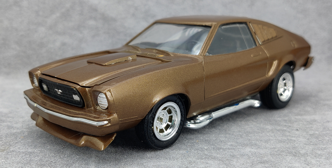 MPC 1977 Ford Mustang II Street Machine Built Kit - Spotlight Hobbies
