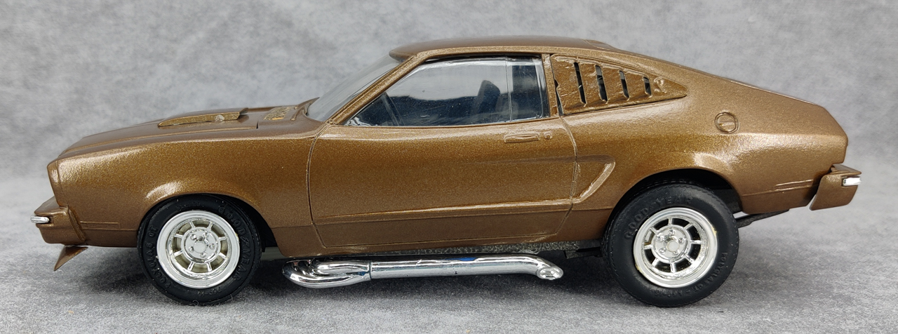 MPC 1977 Ford Mustang II Street Machine Built Kit - Spotlight Hobbies