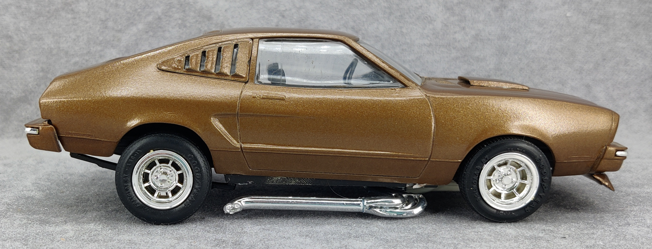 MPC 1977 Ford Mustang II Street Machine Built Kit - Spotlight Hobbies
