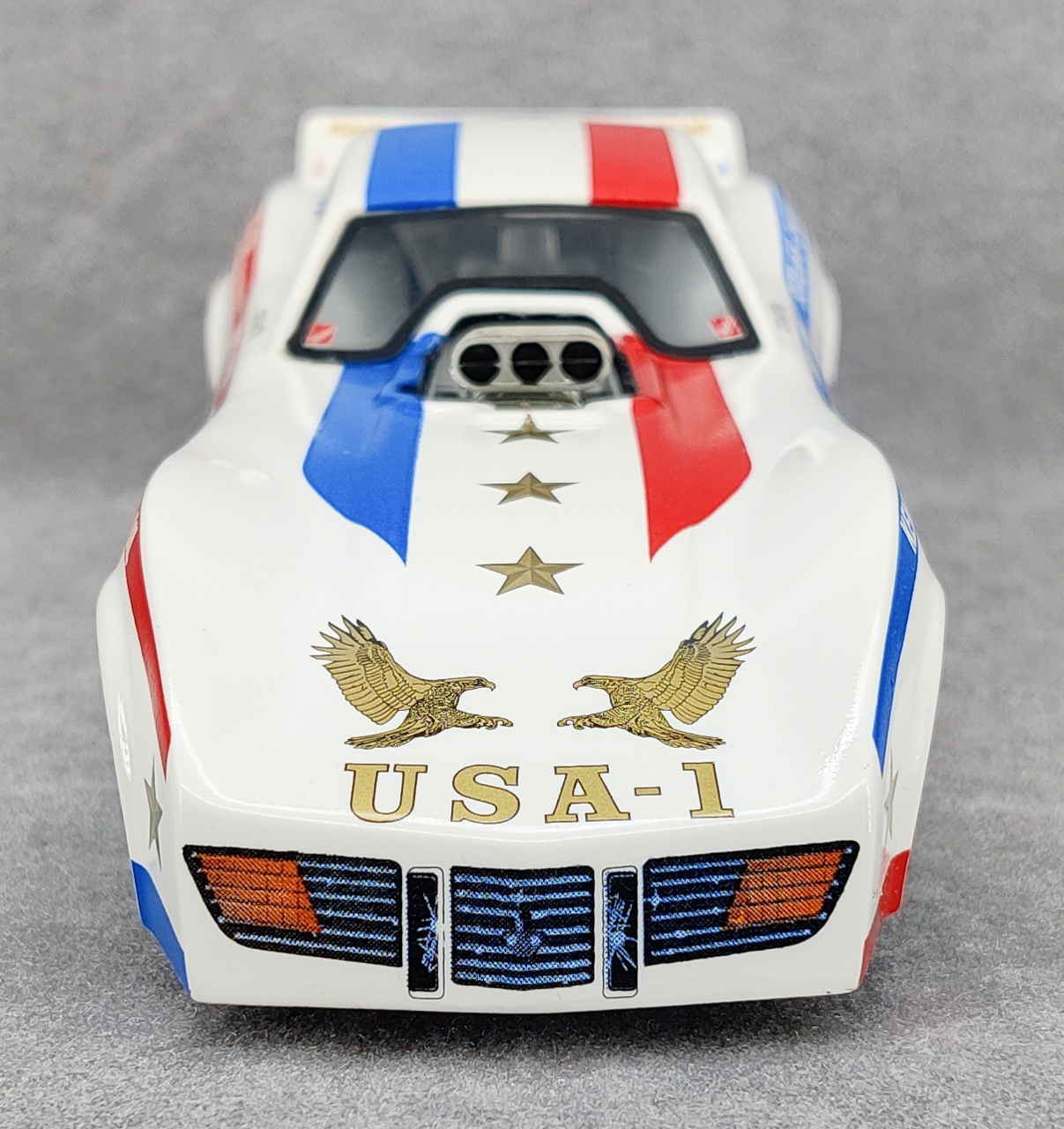 Monogram/Resin Bruce Larson “USA-1” Chevy Corvette Funny Car Built Kit ...