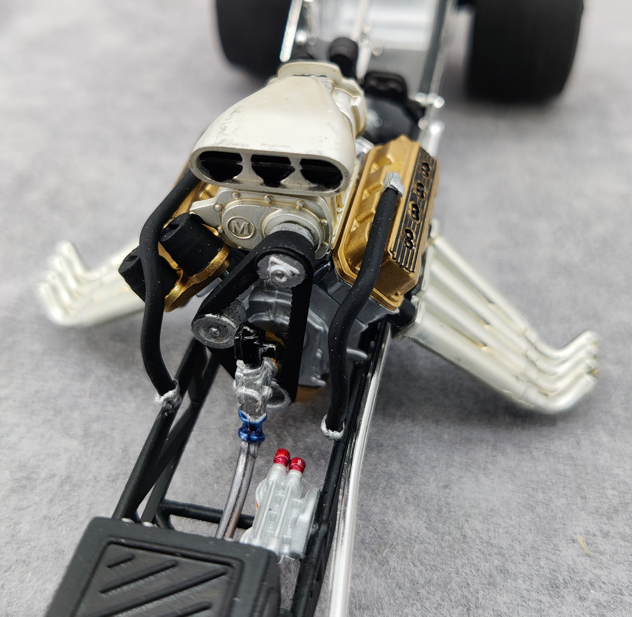 Monogram/Resin Bruce Larson “USA-1” Chevy Corvette Funny Car Built Kit ...