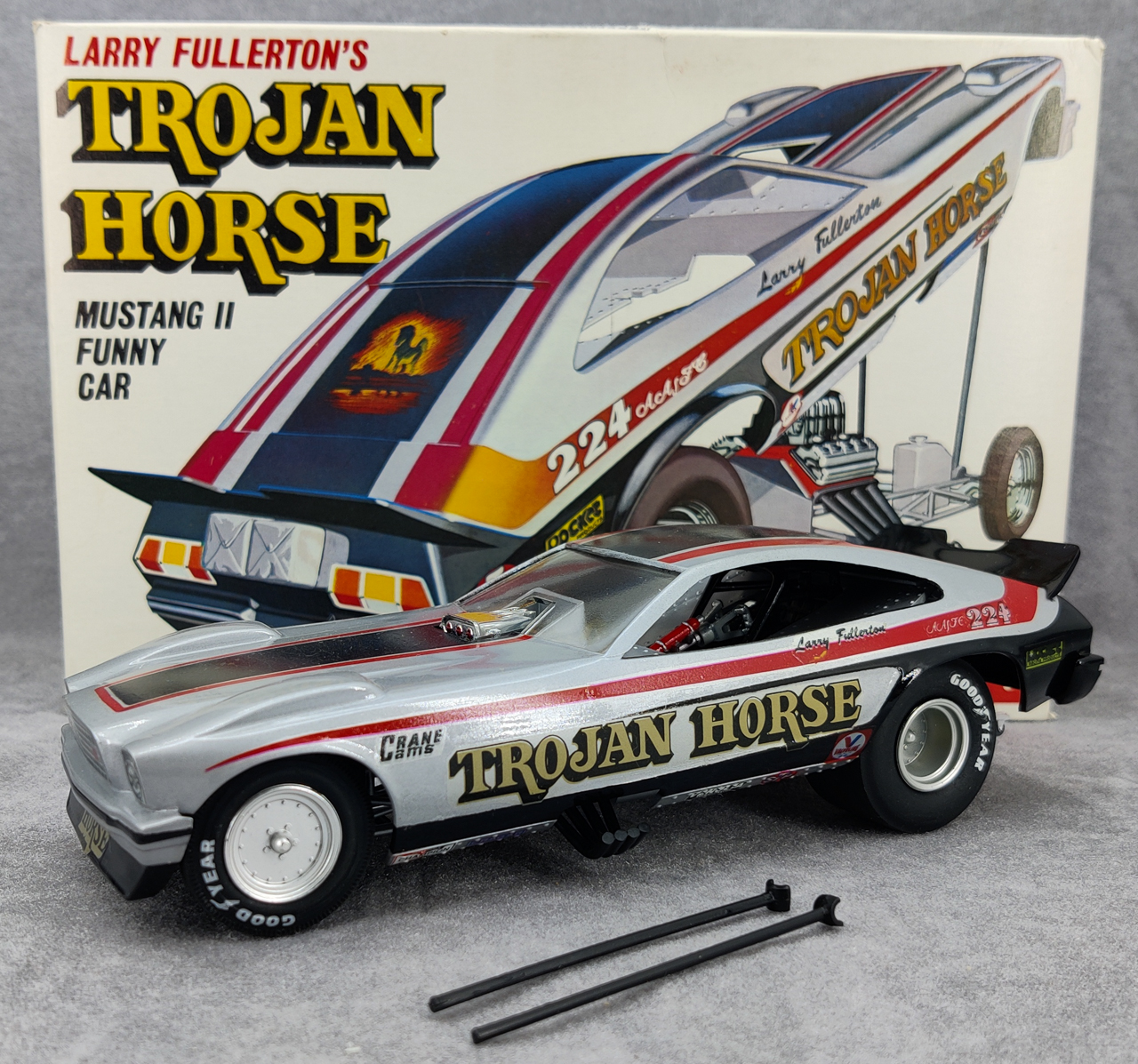 AMT Larry Fullerton "Trojan Horse" 1975 Ford Mustang II Funny Car Built ...