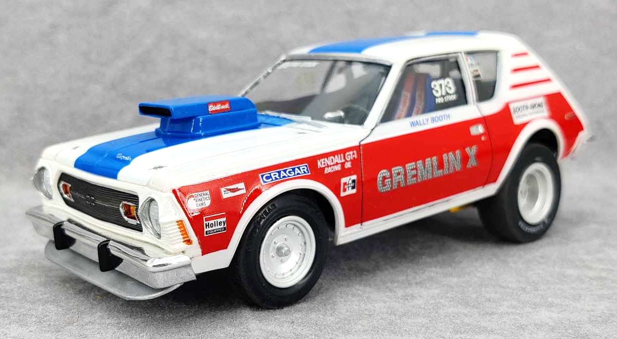 AMT “Wally Booth” AMC Gremlin X Pro Stock Built Kit - Spotlight Hobbies