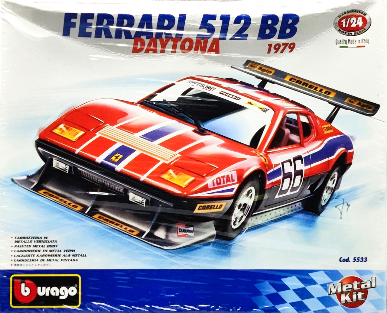 Bburago Ferrari 512 BB 1979 Daytona - Pre-Painted Metal Body ...
