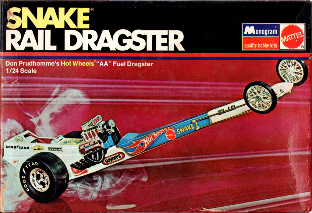 Monogram Mattel "Snake" Rail Front Engine Dragster - Spotlight Hobbies