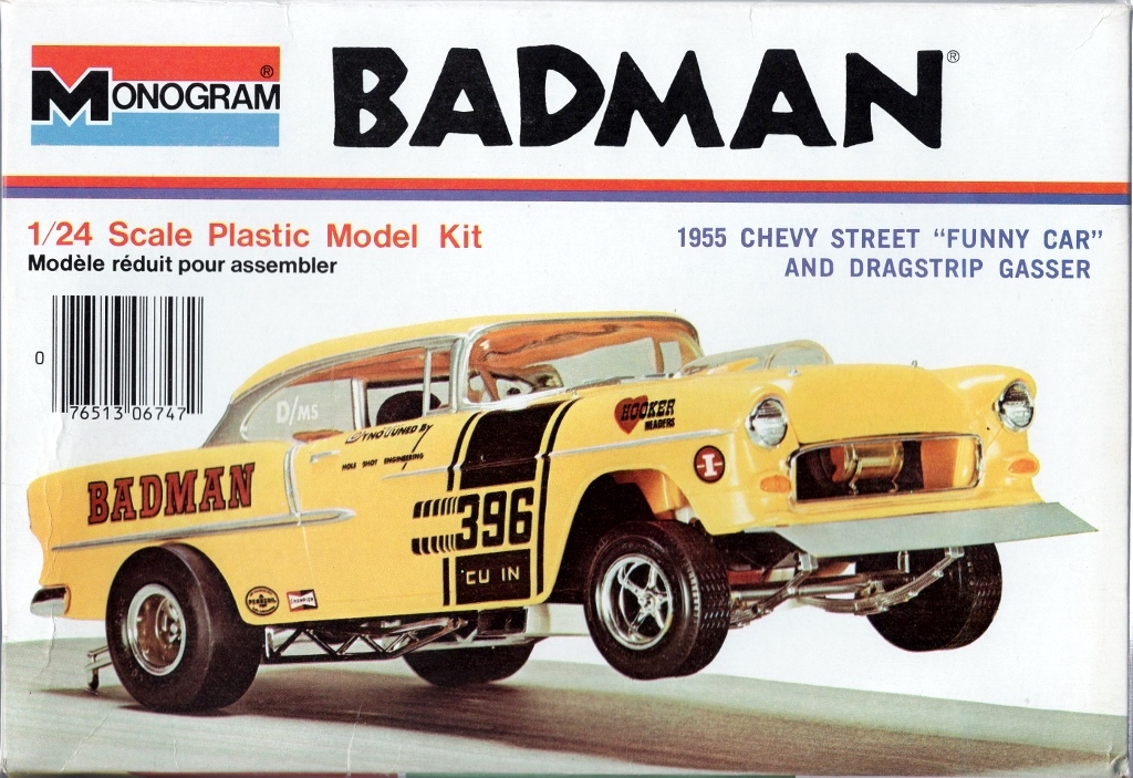 Monogram "Badman" 1955 Chevy Bel Air Hardtop Gasser - Spotlight Hobbies