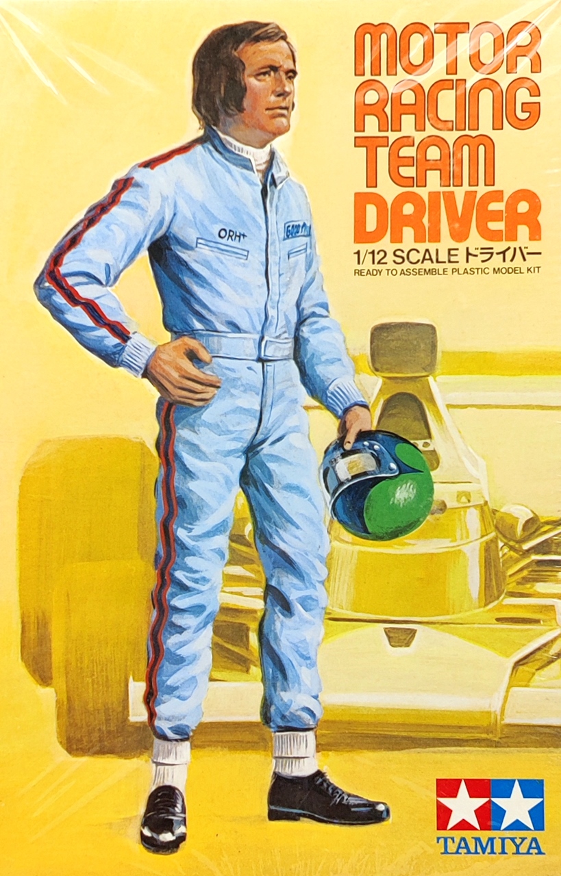 Tamiya "Motor Racing Team" Driver Figure - 1/12 Scale - Spotlight Hobbies