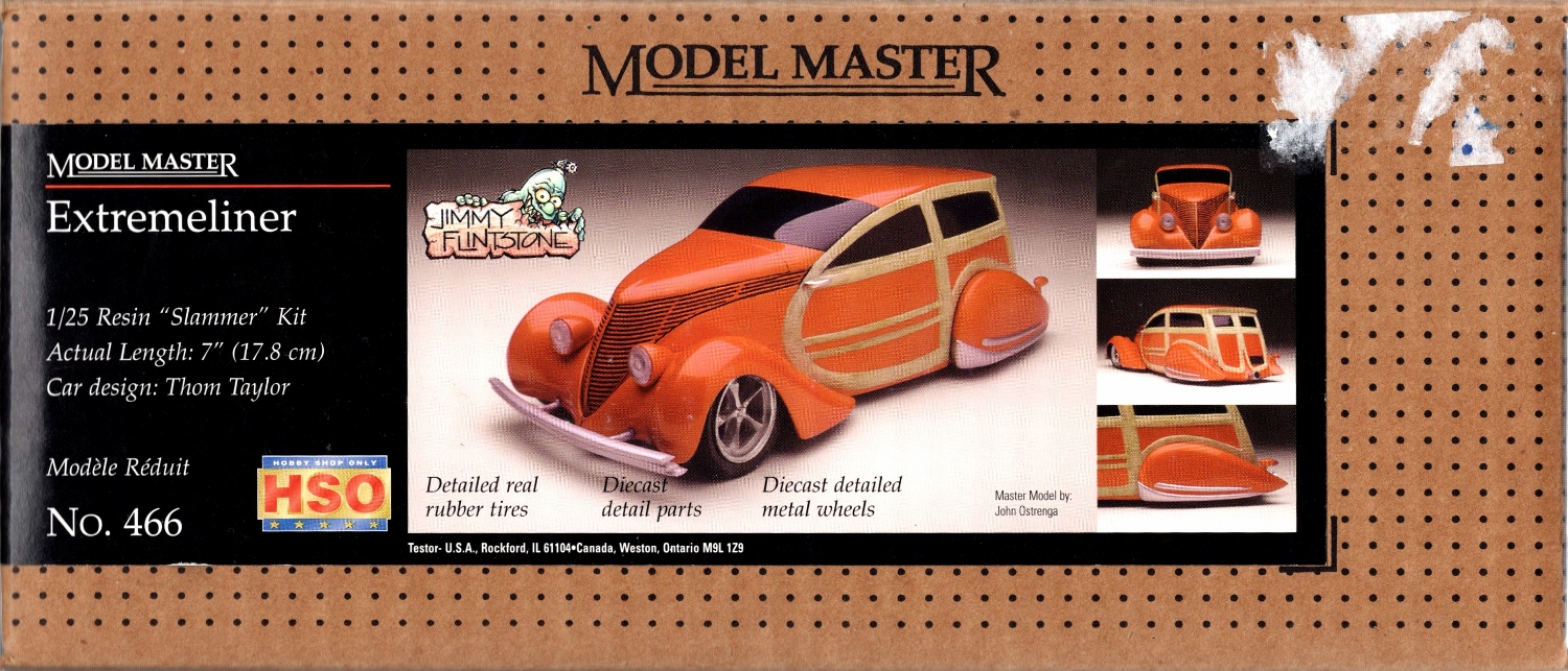 Testors Model Master Jimmy Flintstone Resin HSO "Extremeliner ...
