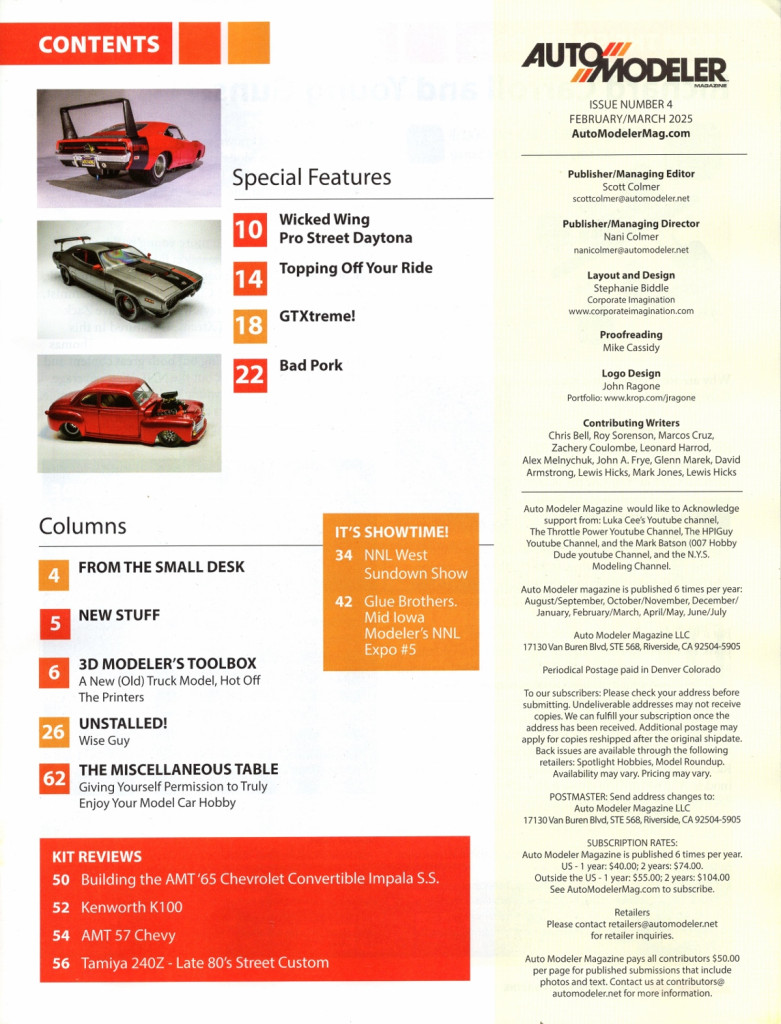 Auto Modeler Magazine - Issue #4 - Feb/March 2025 - Spotlight Hobbies