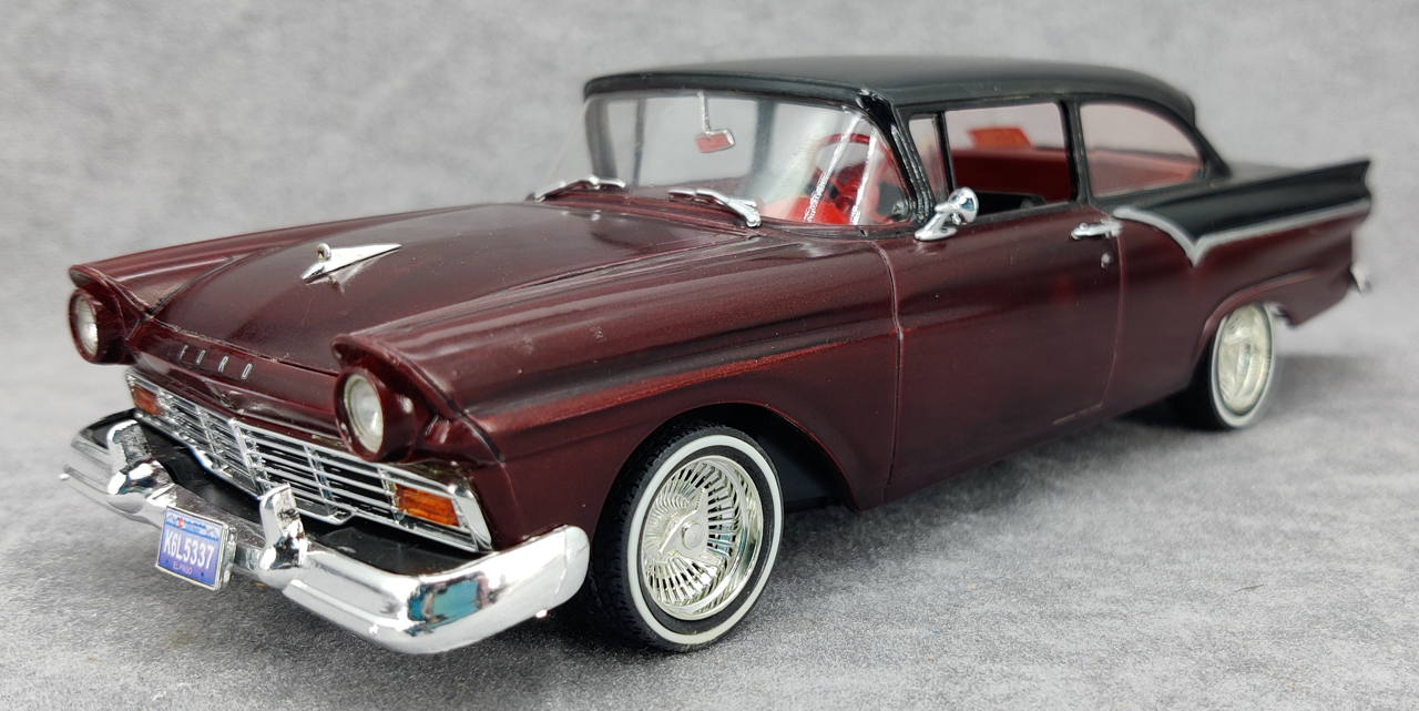 Revell 1957 Ford Sedan Custom Built Kit - Spotlight Hobbies