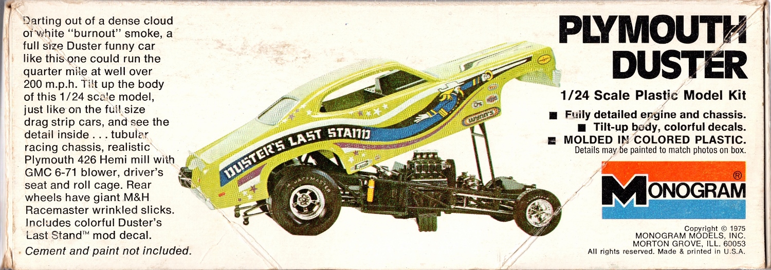 Monogram "Duster's Last Stand" 1970 Plymouth Duster Funny Car ...