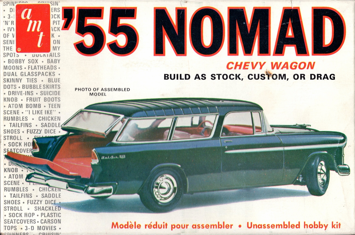 AMT 1955 Chevy Nomad - Stock, Custom or Drag - Spotlight Hobbies